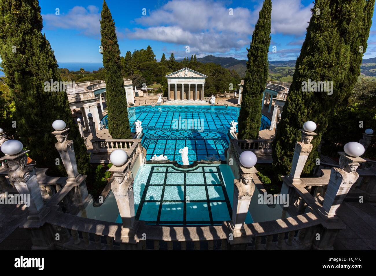 The roman pool in hearst castle hi-res stock photography and images - Alamy