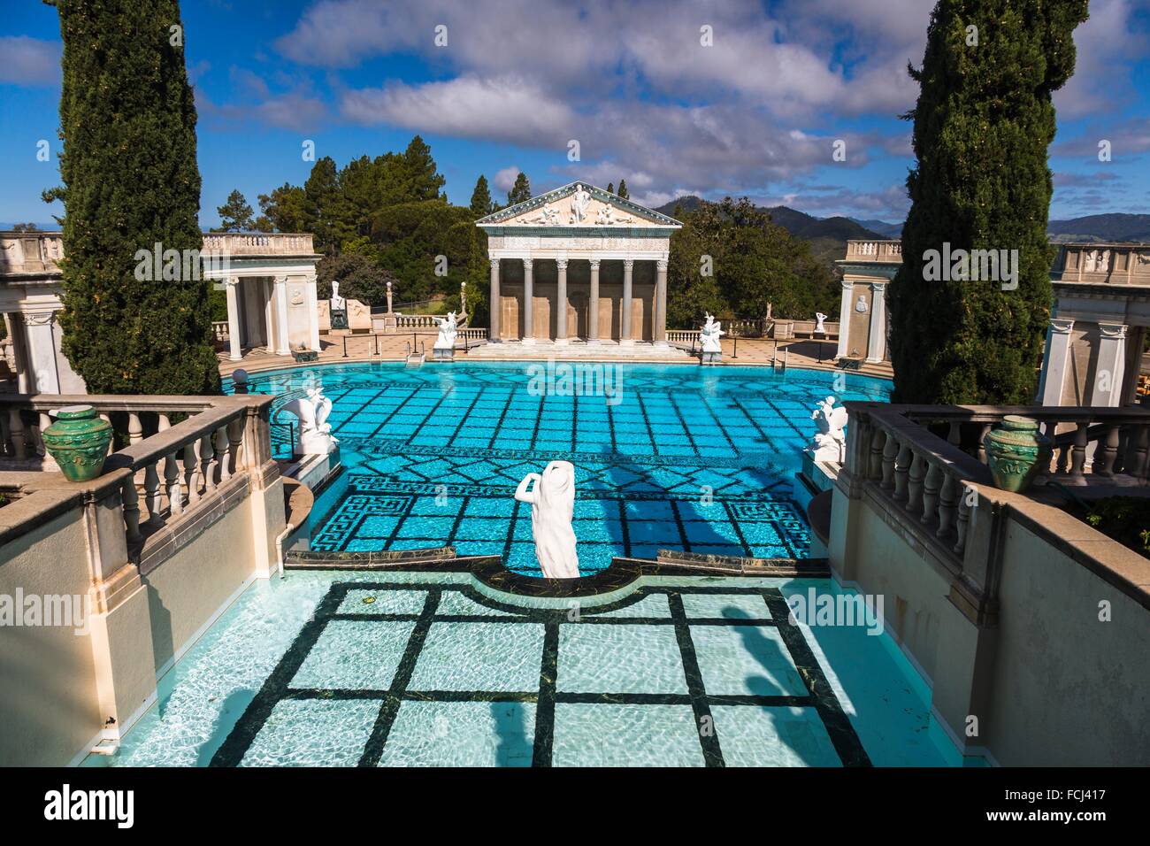 The roman pool in hearst castle hi-res stock photography and images - Alamy