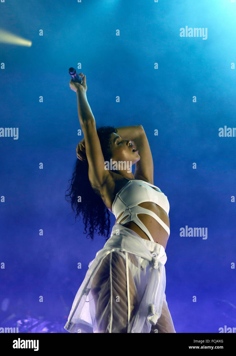 British singer Tahliah Debrett Barnett, known by the stage name FKA ...