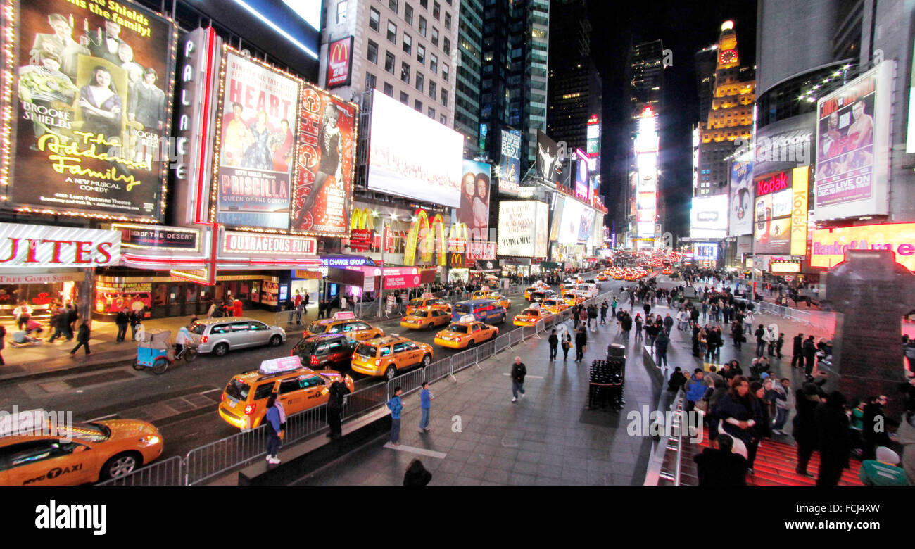 Times square is major commercial intersection neighborhood in midtown ...