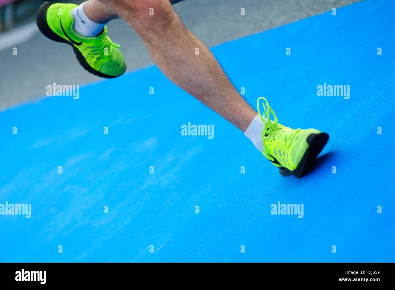 Close up of Running Feet Stock Photo - Alamy