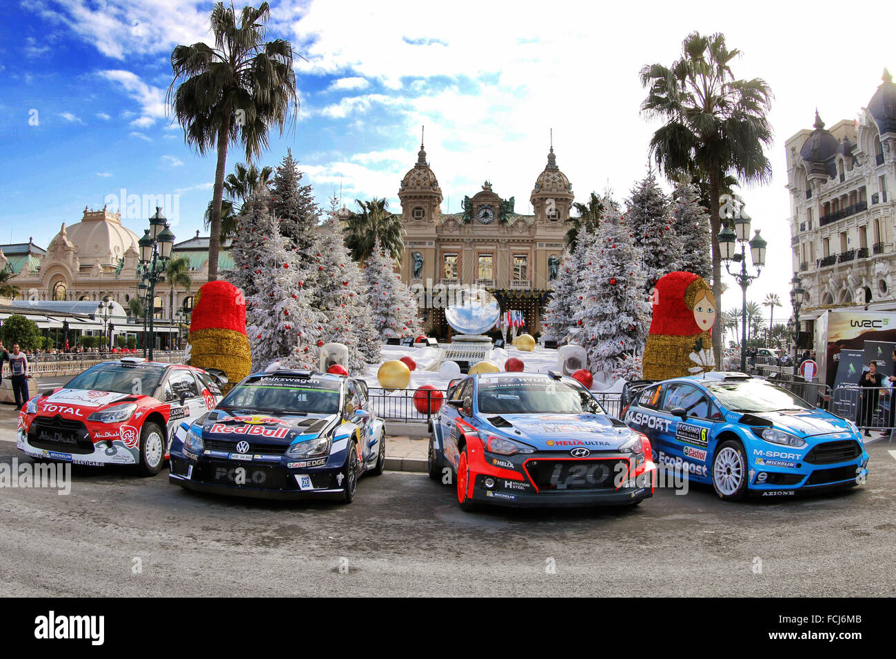 Monte Carlo, Monaco. 21st Jan, 2016. The Monte Carlo Rally 2016. The ...