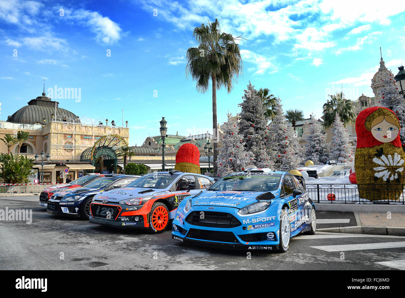Monte Carlo, Monaco. 21st Jan, 2016. The Monte Carlo Rally 2016. The ...