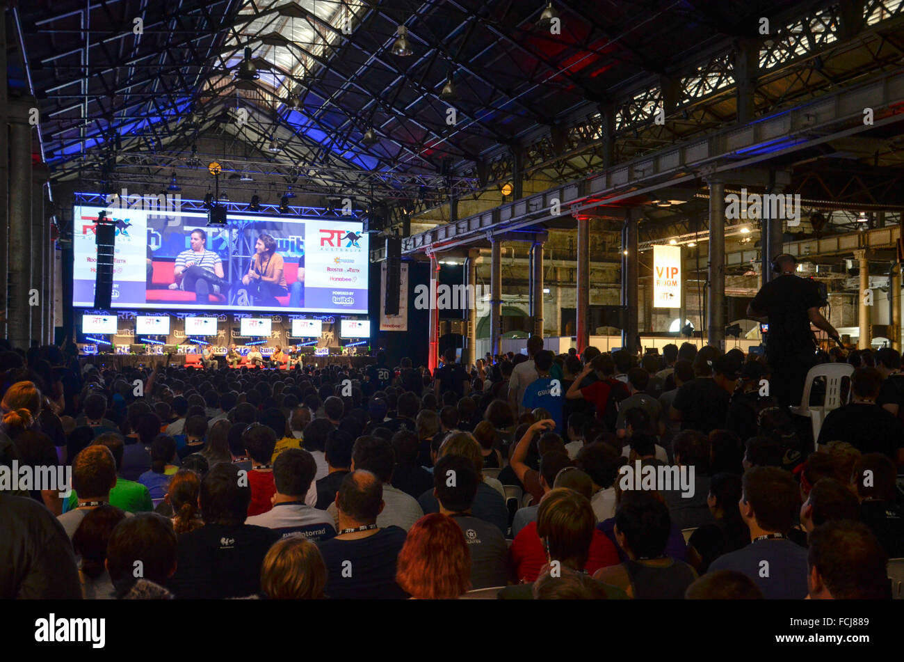 Sydney, Australia - 23rd January 2016: Day 1 of the RTX Australia ...