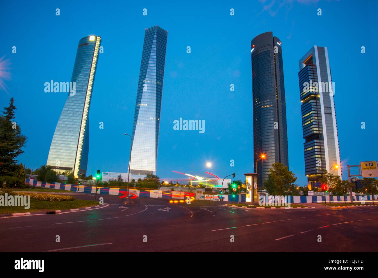 Four towers view hi-res stock photography and images - Alamy