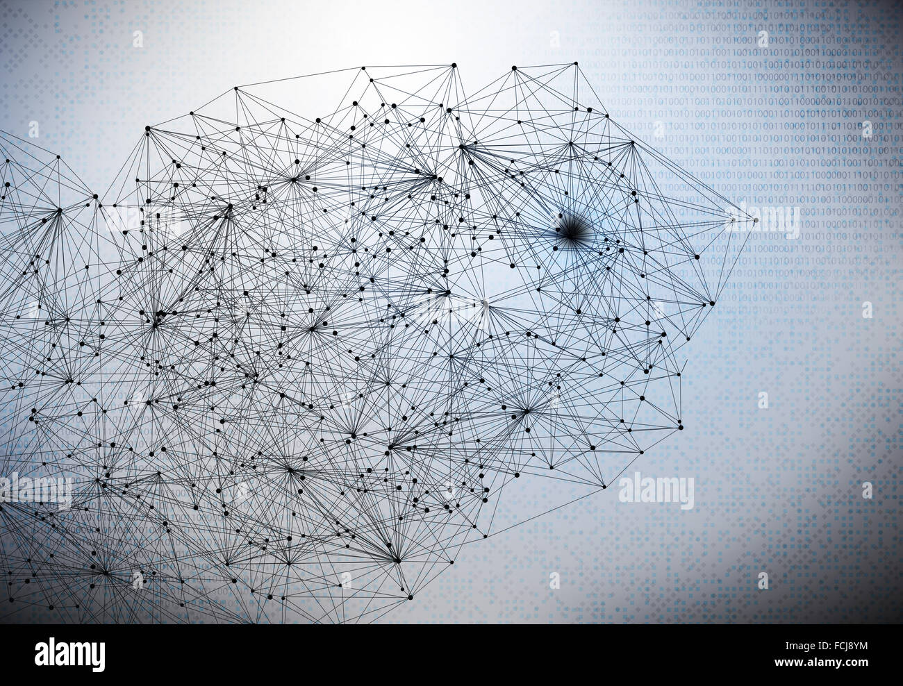 Conceptual background image with lines and binary code Stock Photo - Alamy