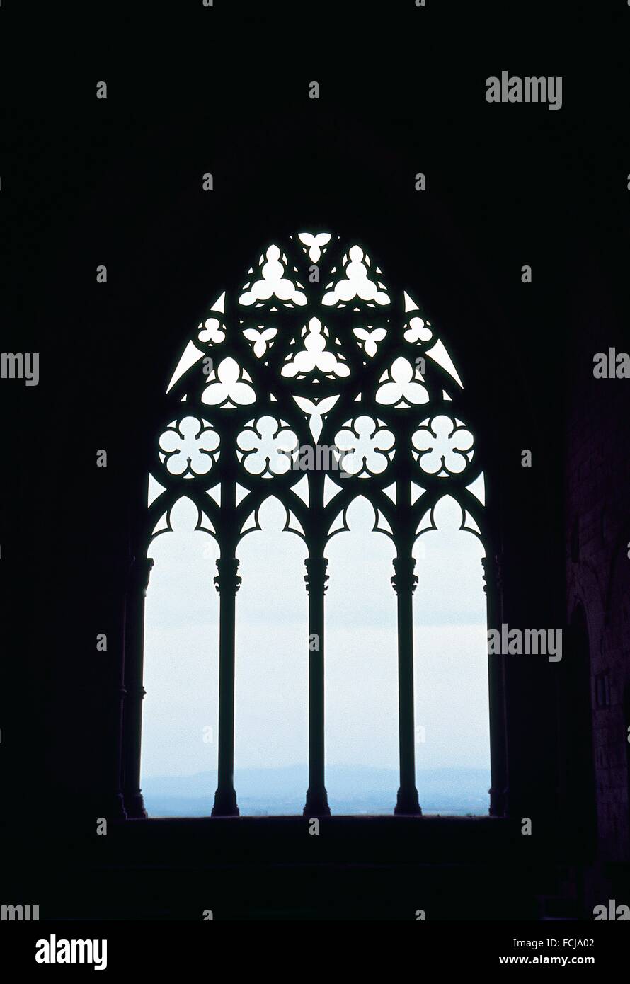 Gothic Window Silhouette High Resolution Stock Photography and Images ...