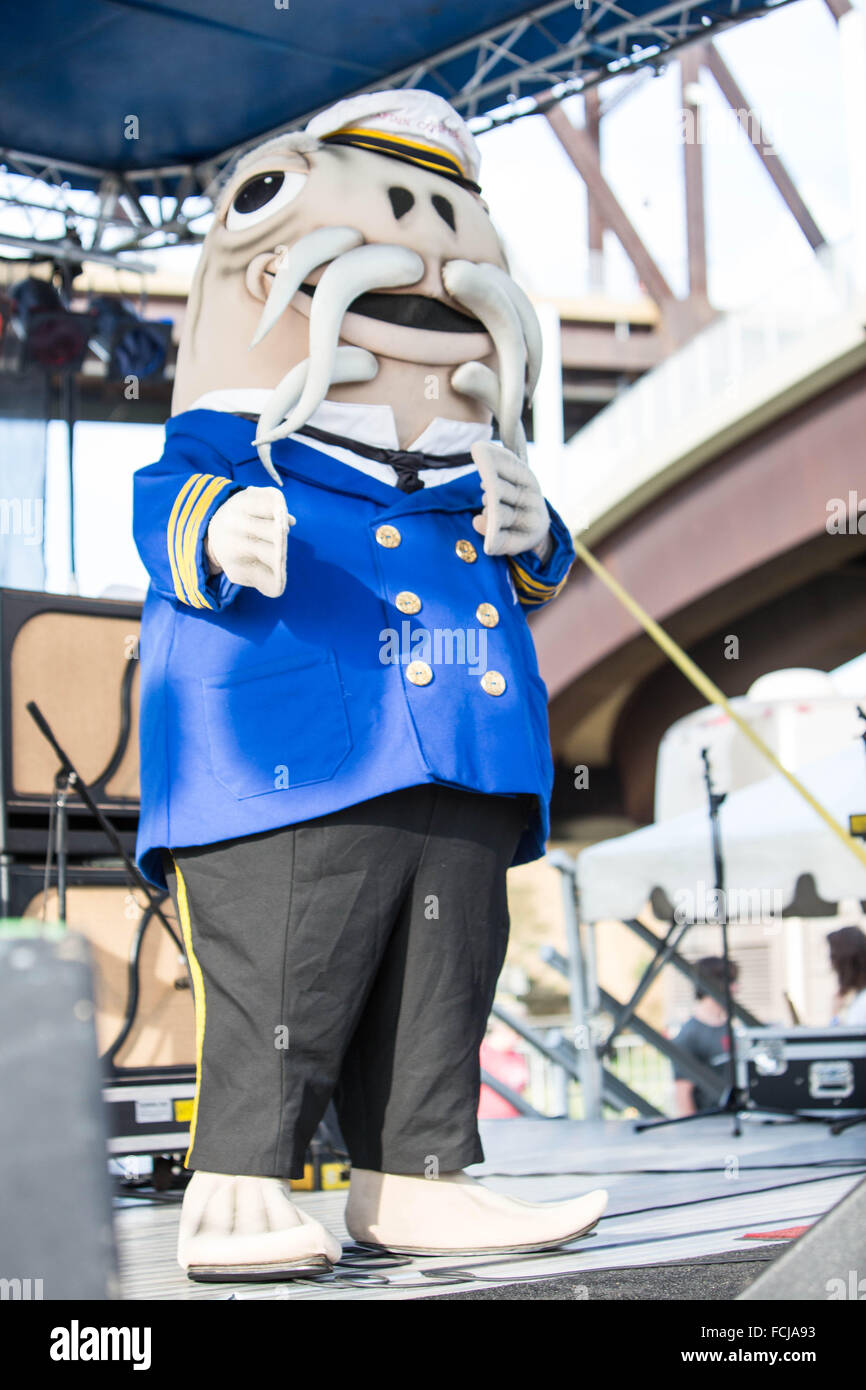 Mascot at the Wednesday's on the Waterfront show Stock Photo - Alamy