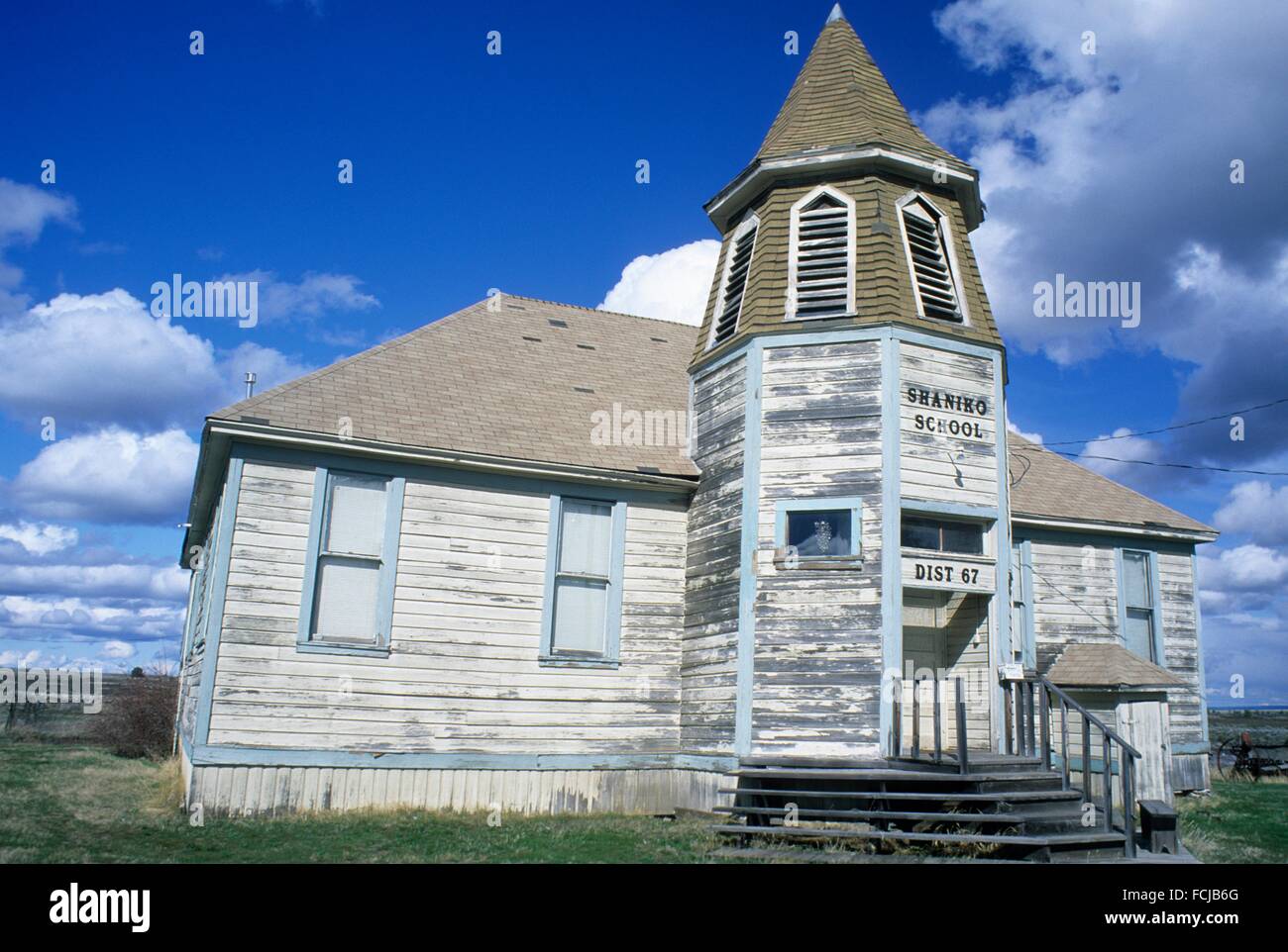 Shaniko School, Journey through Time National Scenic Byway, Shaniko ...