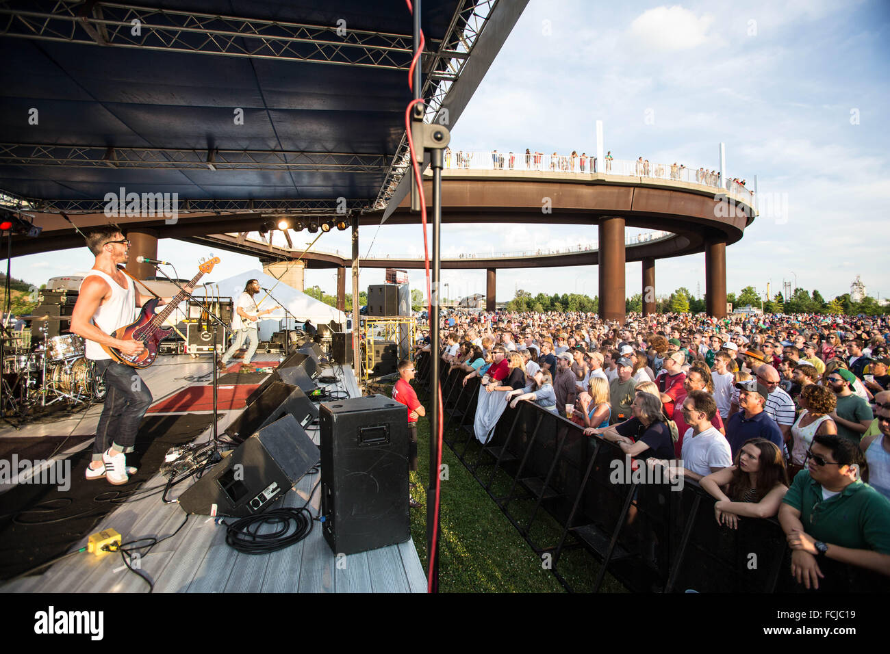 A festival crowd Stock Photo - Alamy