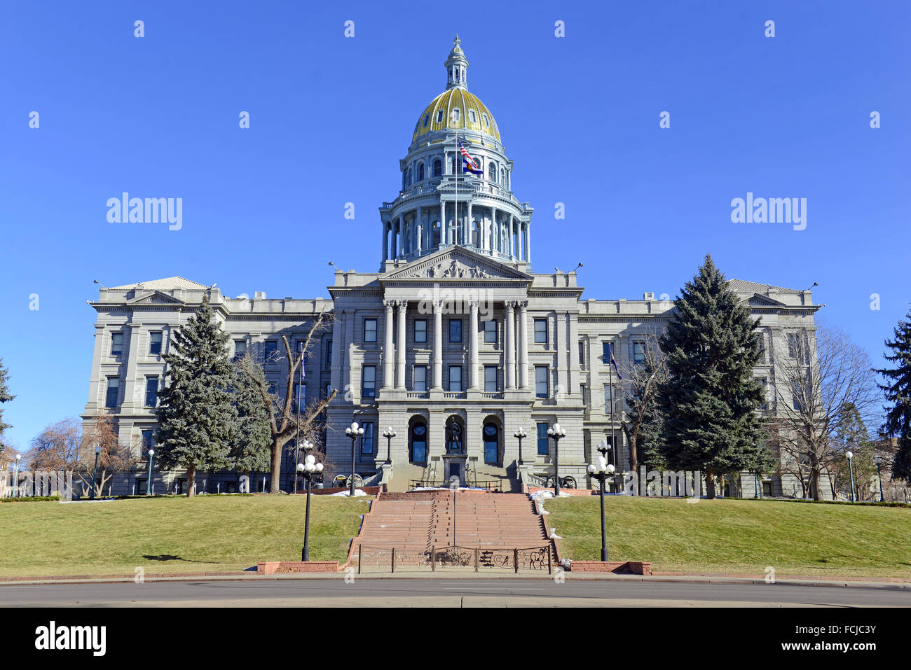 Colorado State Capitol Building, home of the General Assembly, Denver ...