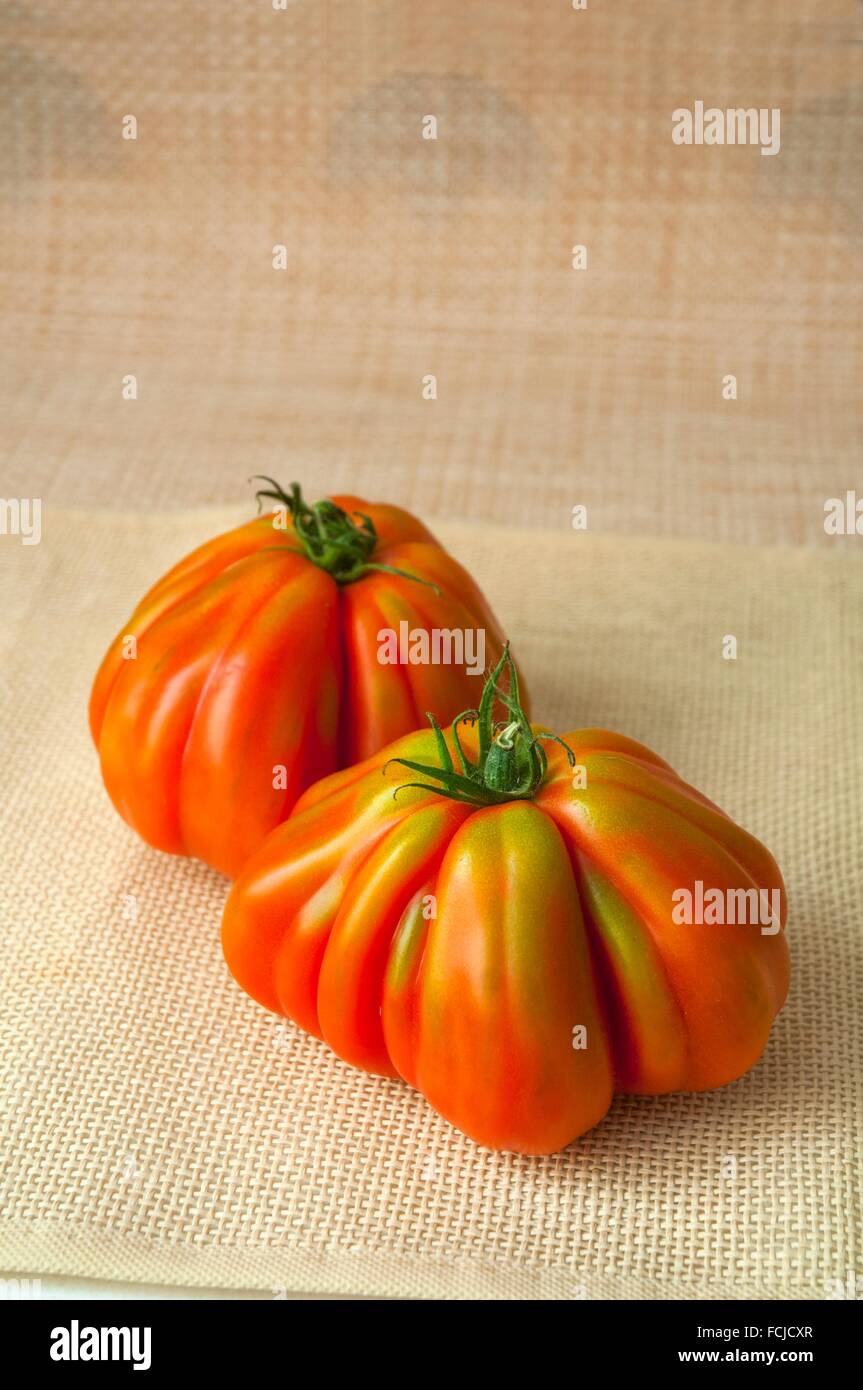 Two raf tomatoes Stock Photo - Alamy
