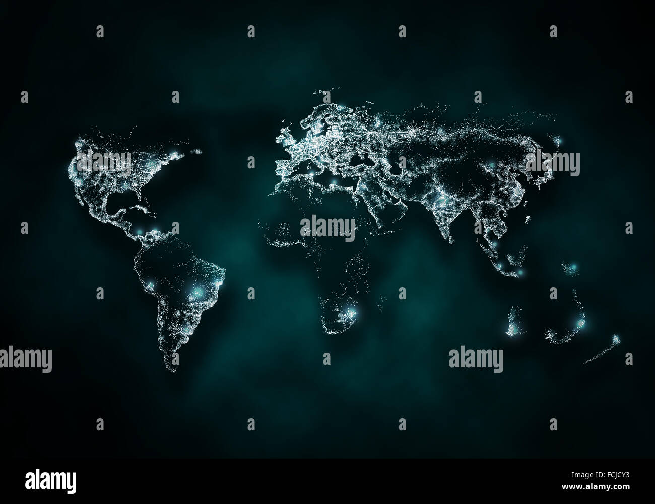 Background image with world map and connection lines Stock Photo - Alamy
