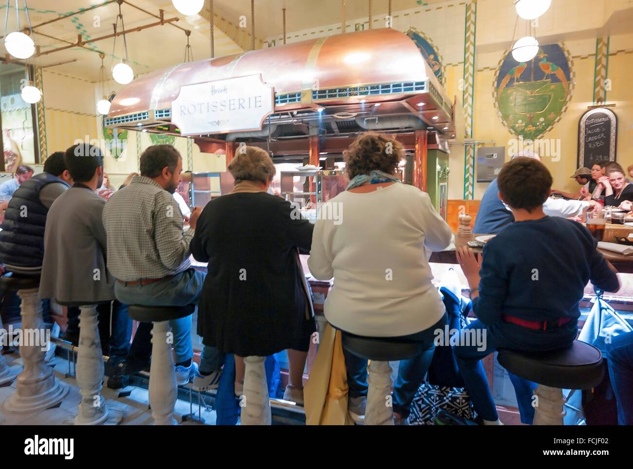 Harrods store inside hi-res stock photography and images - Alamy