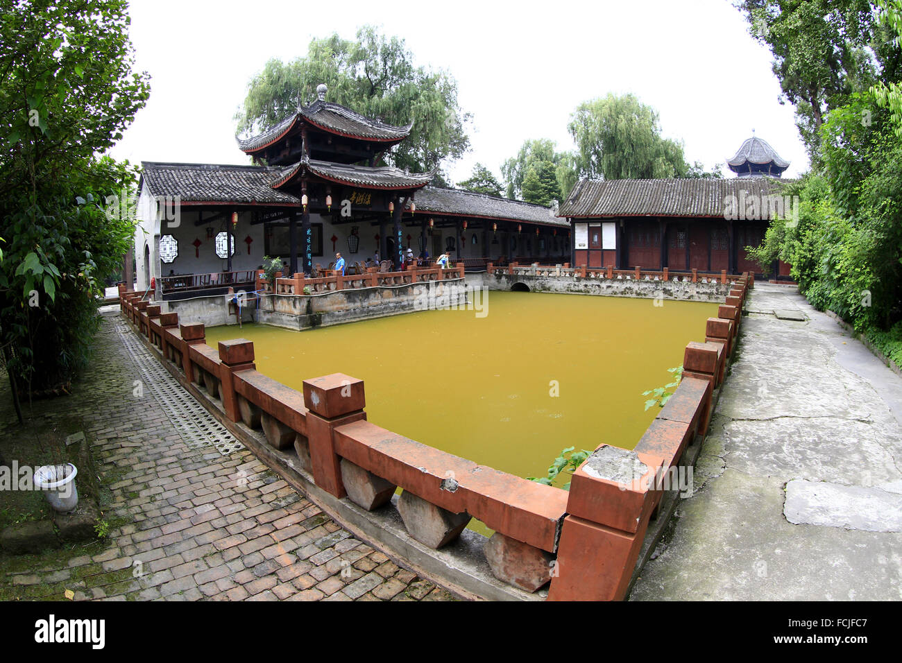 Chunyang Temple of Chengdu City Stock Photo - Alamy