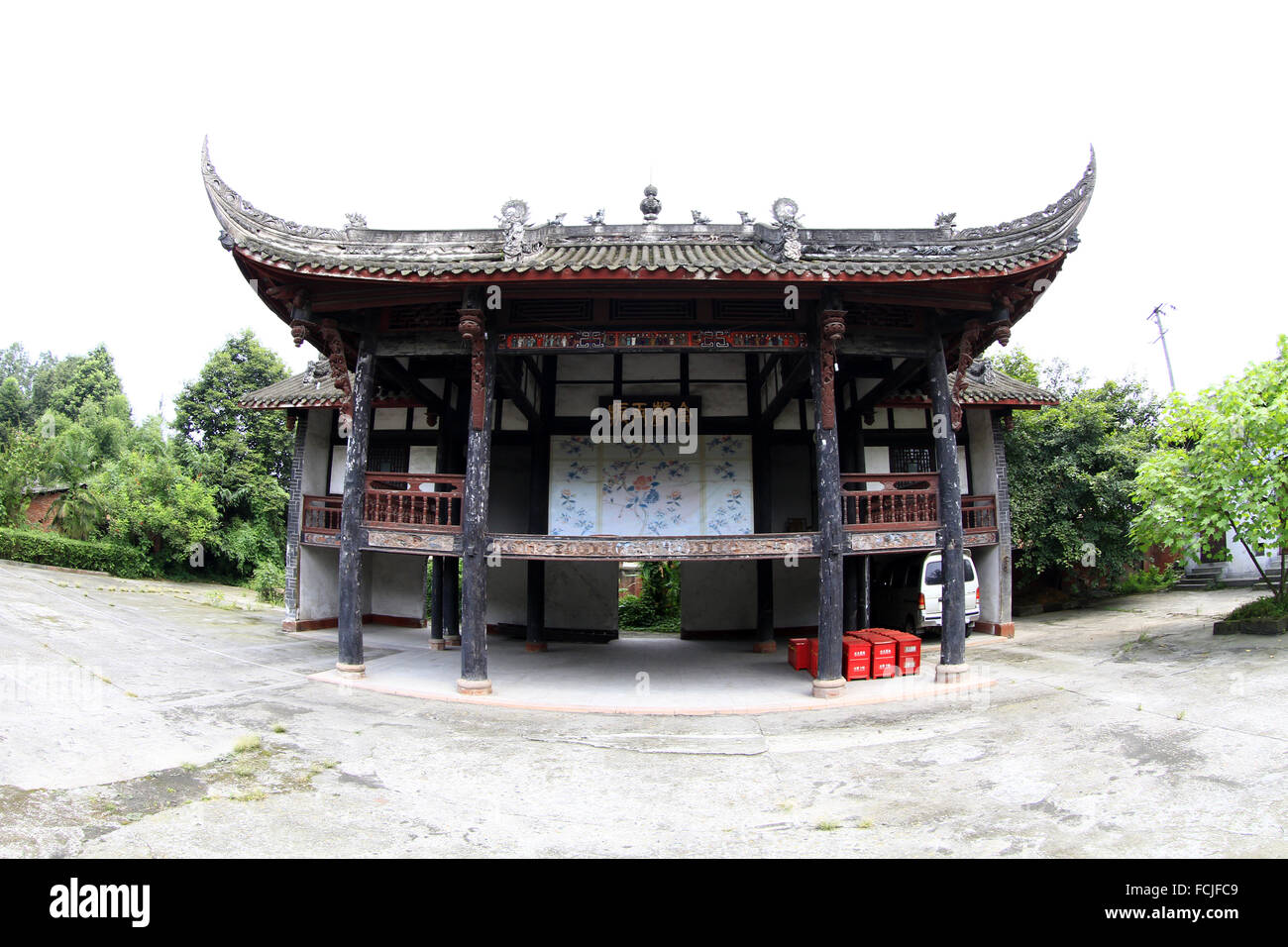 Chunyang Temple of Chengdu City Stock Photo - Alamy