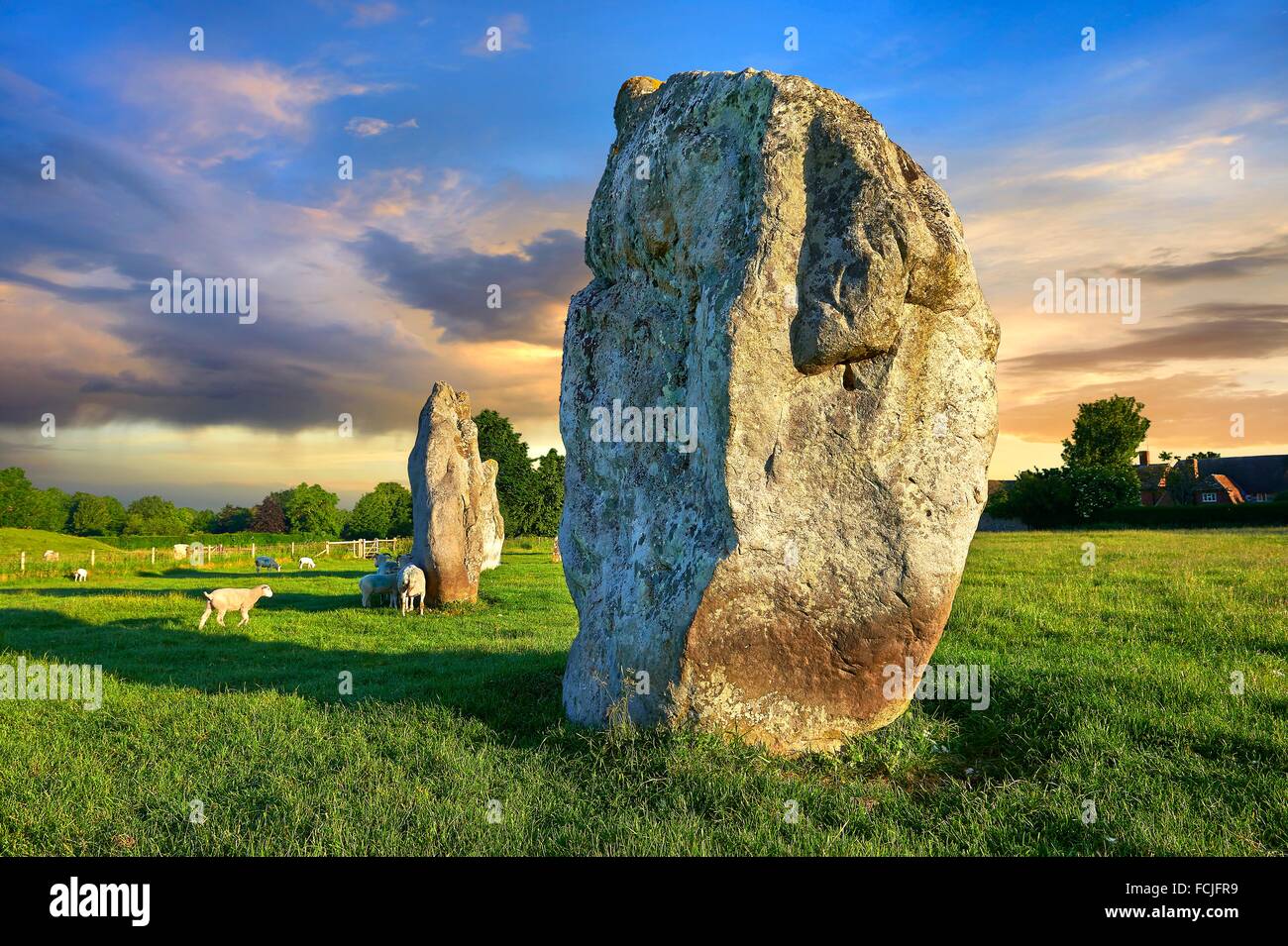 Neolithic standing stone hi-res stock photography and images - Alamy