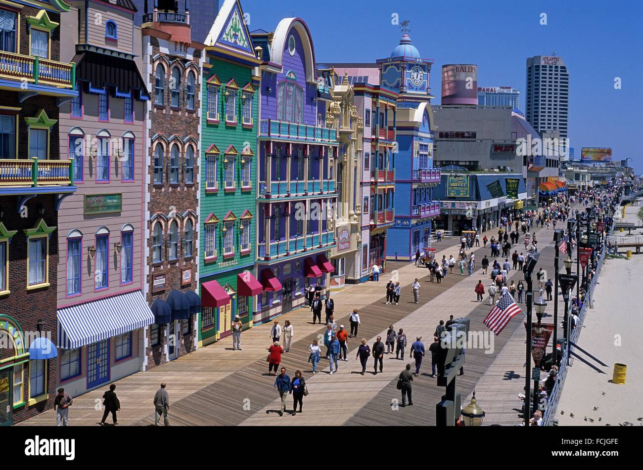 Atlantic city boardwalk view from hi-res stock photography and images ...