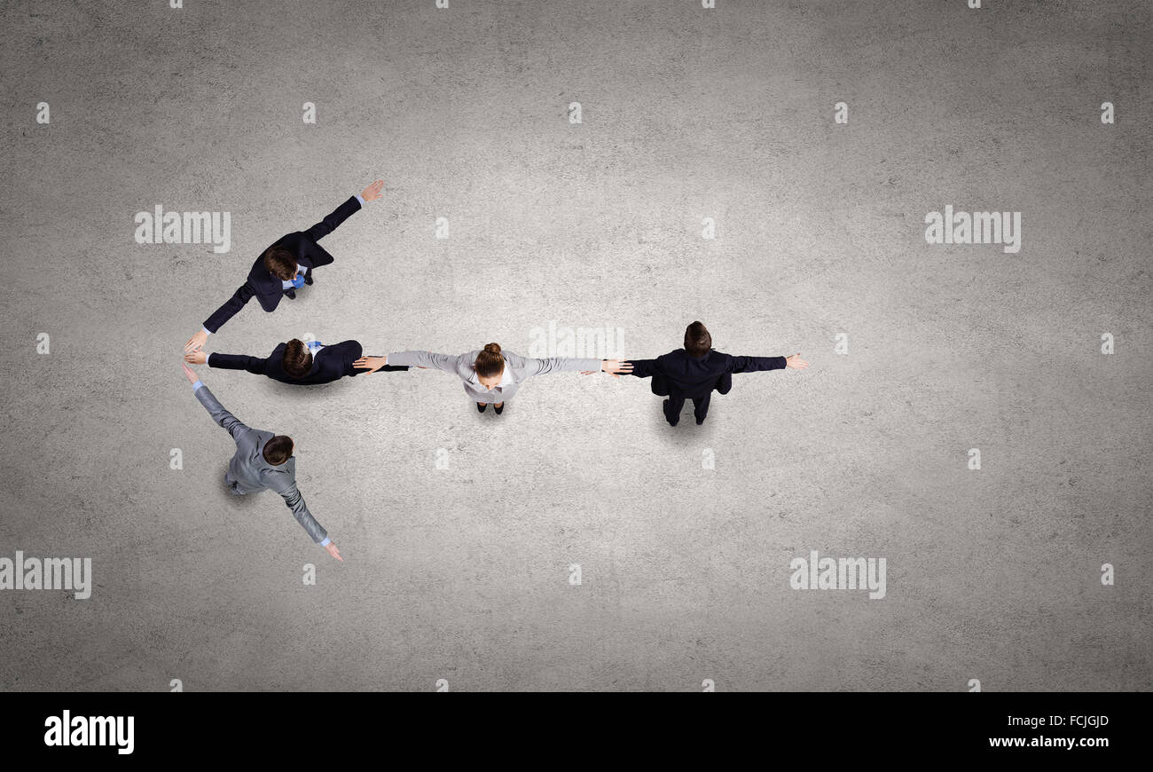 Figure with arrow hi-res stock photography and images - Alamy