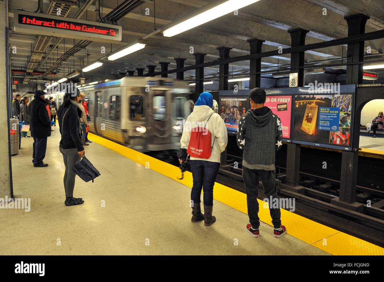 Philadelphia subway hi-res stock photography and images - Alamy
