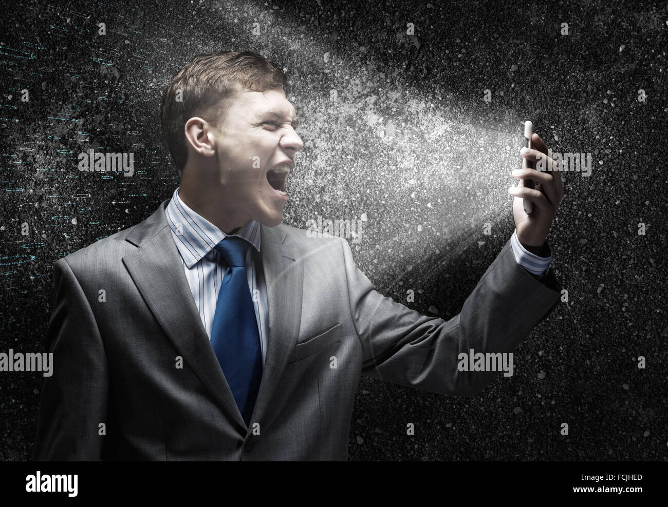 Furiously Screaming High Resolution Stock Photography and Images - Alamy