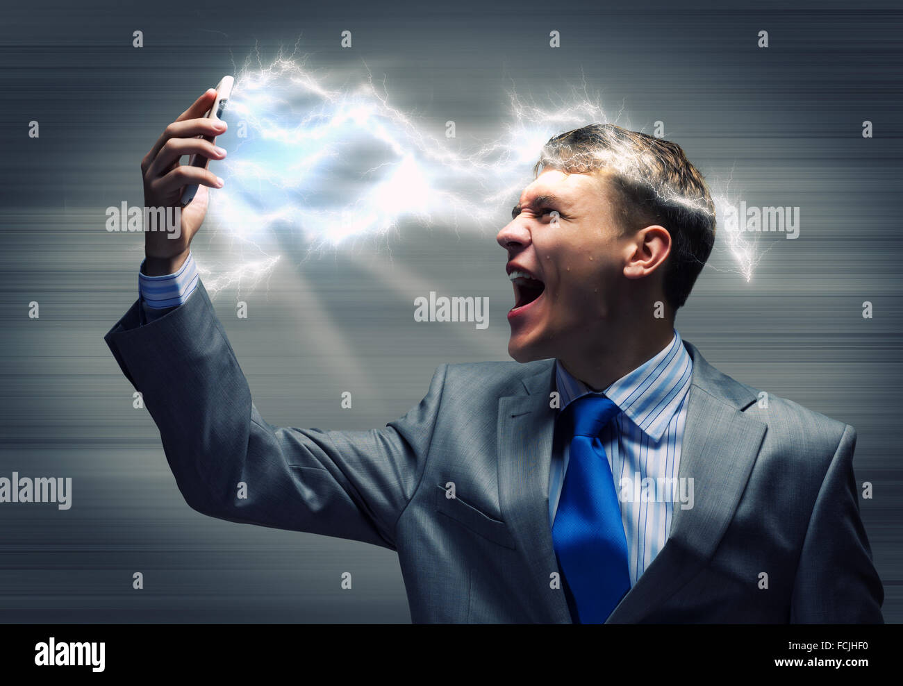 Furiously Screaming High Resolution Stock Photography and Images - Alamy