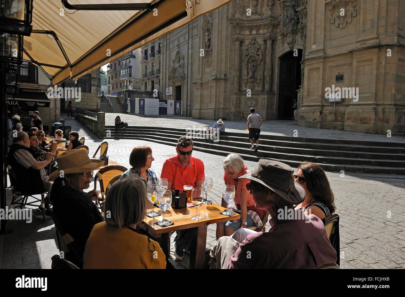 terrace of Atari restaurant at the corner of 3& de Agusto and Calle ...