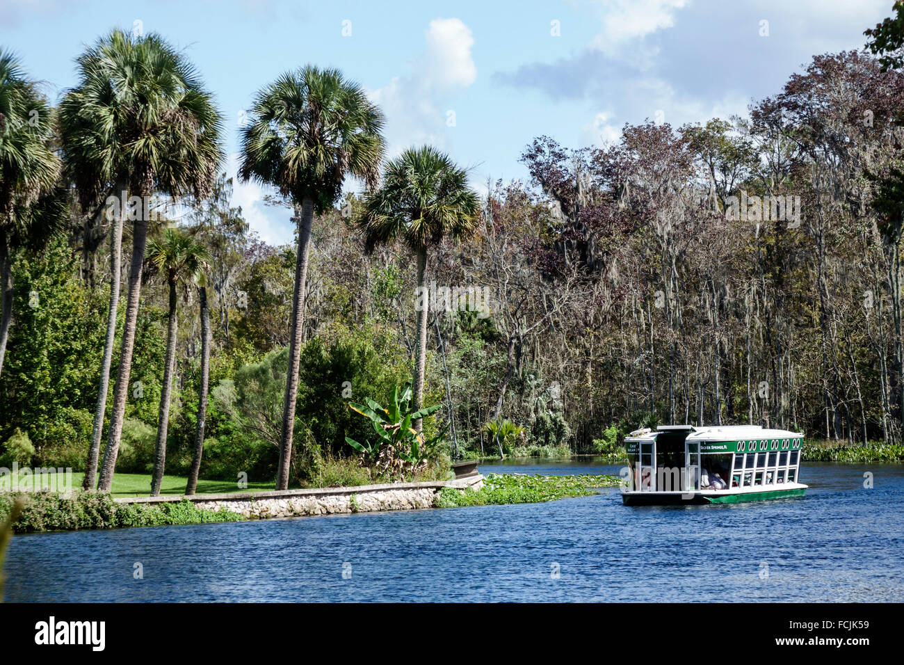 Silver Springs Florida,State Park,Silver River water,glass bottom boat ...