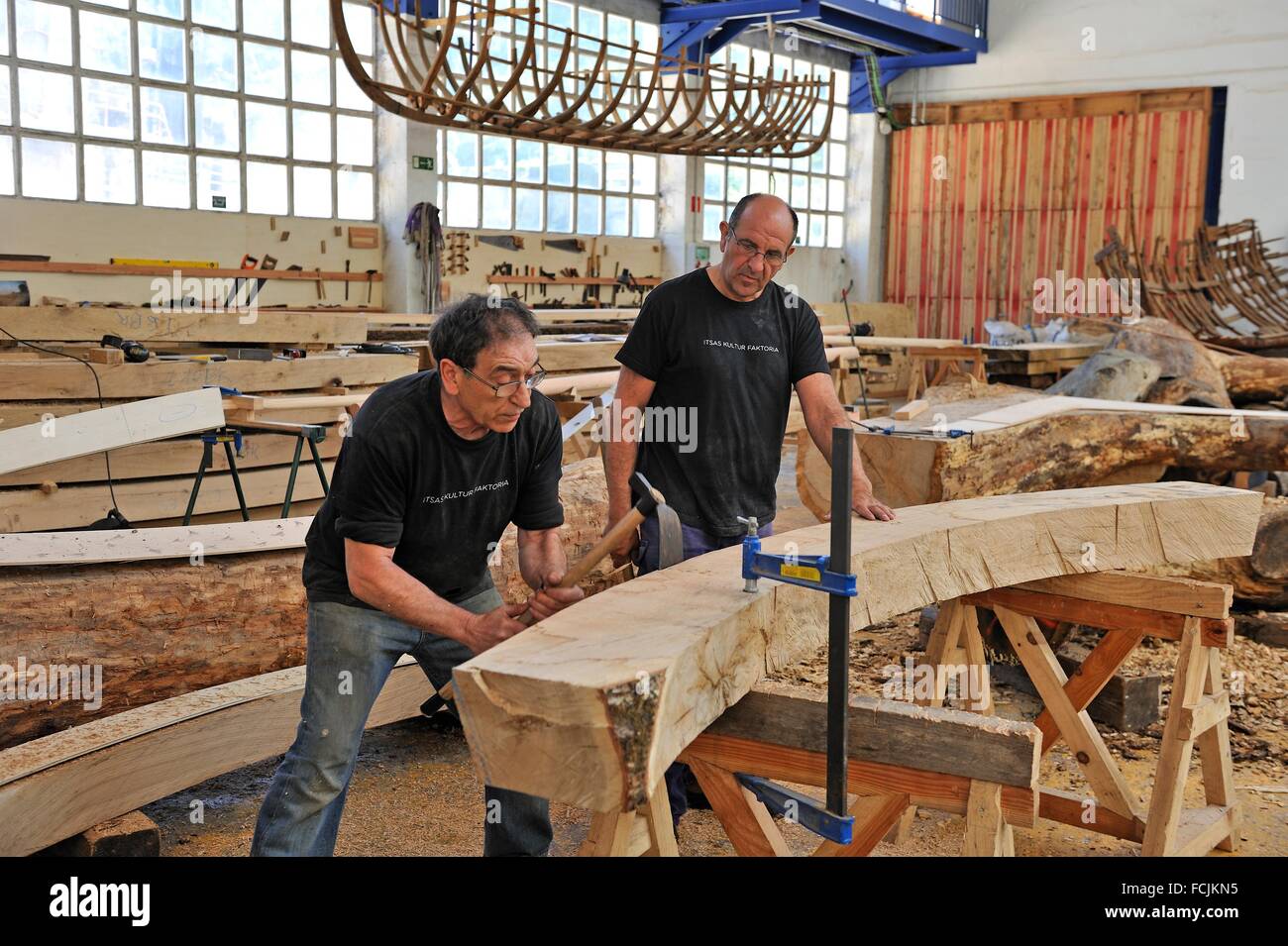 San juan whaleship replica shipyard hi-res stock photography and images ...
