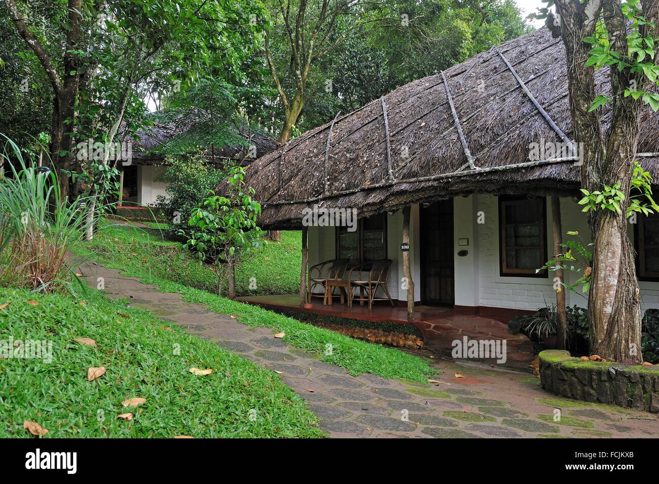 Spice Village Resort, Kumily, Kerala state, South India, Asia Stock ...