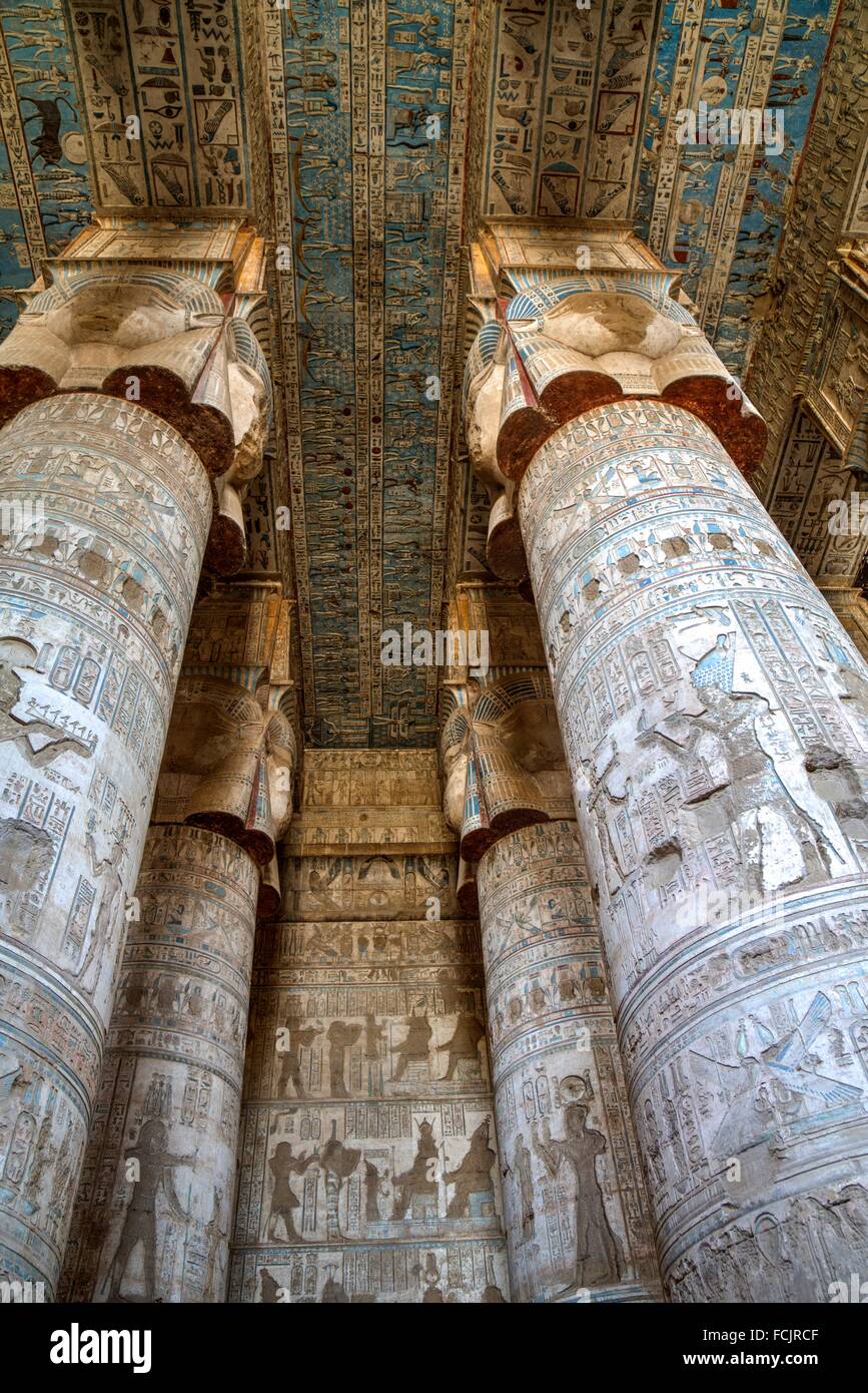 Hathor headed column hi-res stock photography and images - Alamy