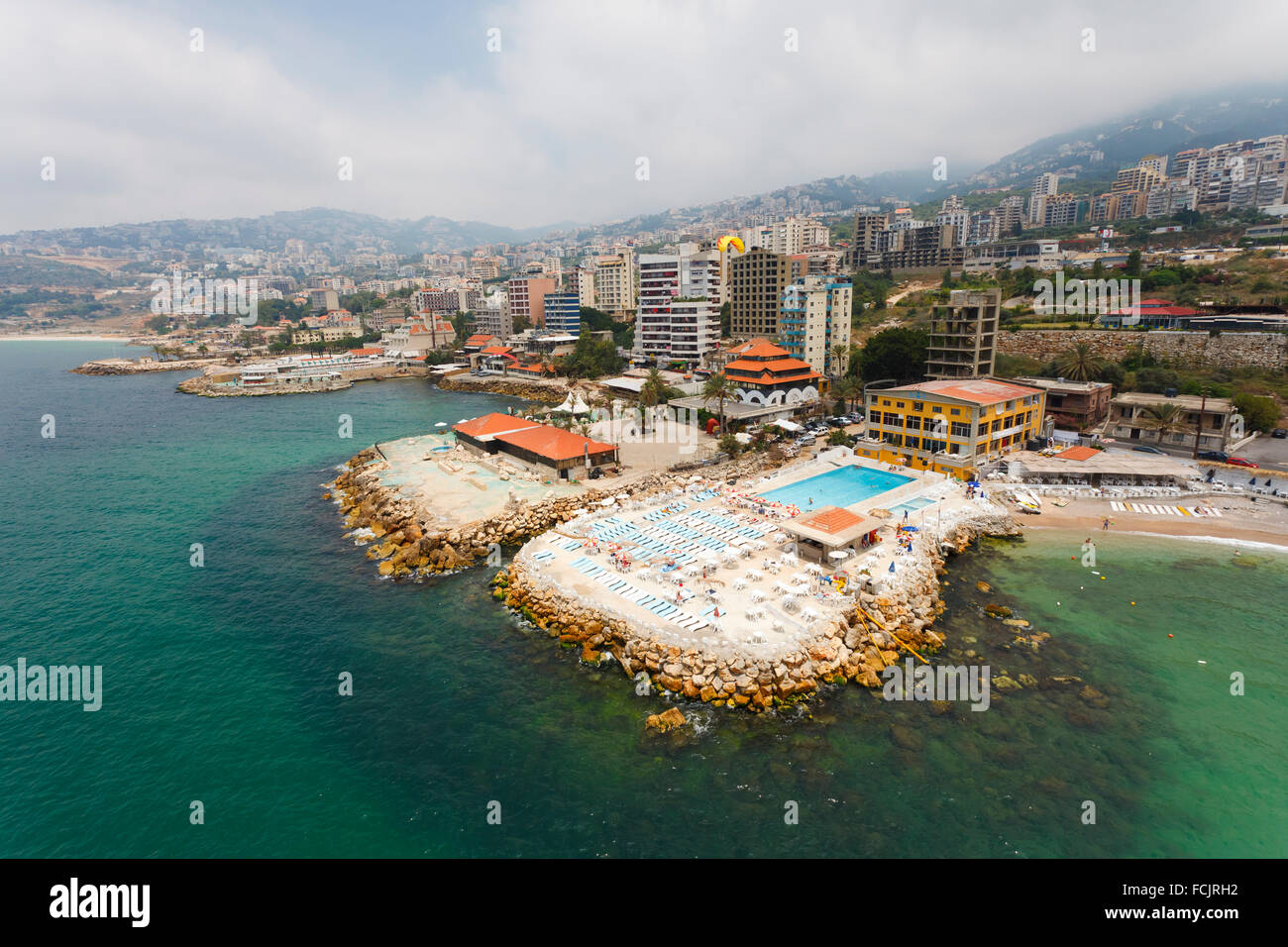 Aerial Jounieh Beirut Lebanon Stock Photo Alamy aerial-jounieh-beirut-lebanon-stock-photo-alamy
