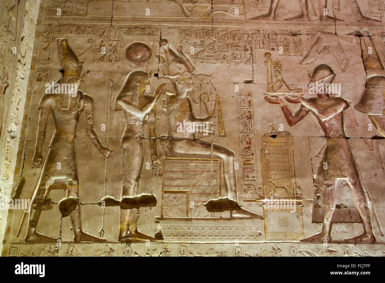 Osiris god temple egyptian old hi-res stock photography and images - Alamy
