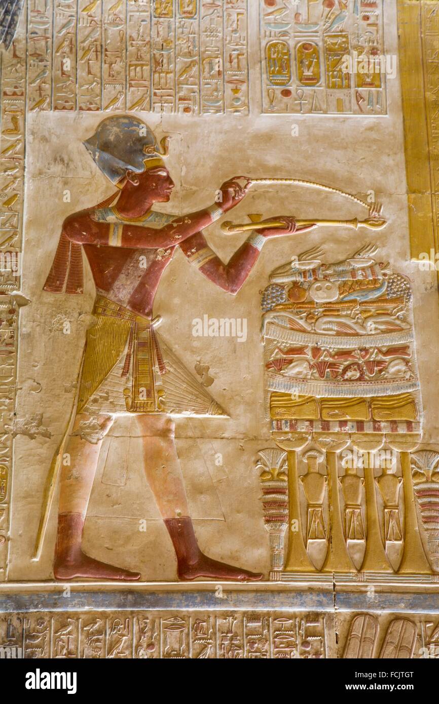 Abydos temple of pharaoh seti i hi-res stock photography and images - Alamy