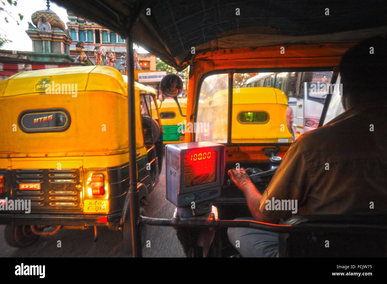 Inside Auto Rickshaw India High Resolution Stock Photography and Images ...