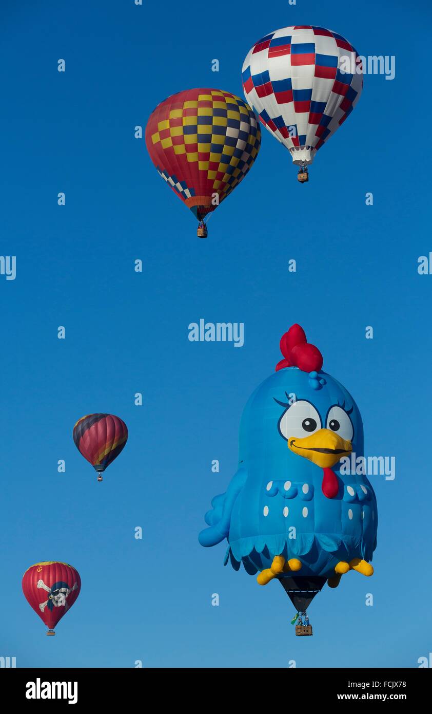 Chicken shape hot air balloon hi-res stock photography and images - Alamy