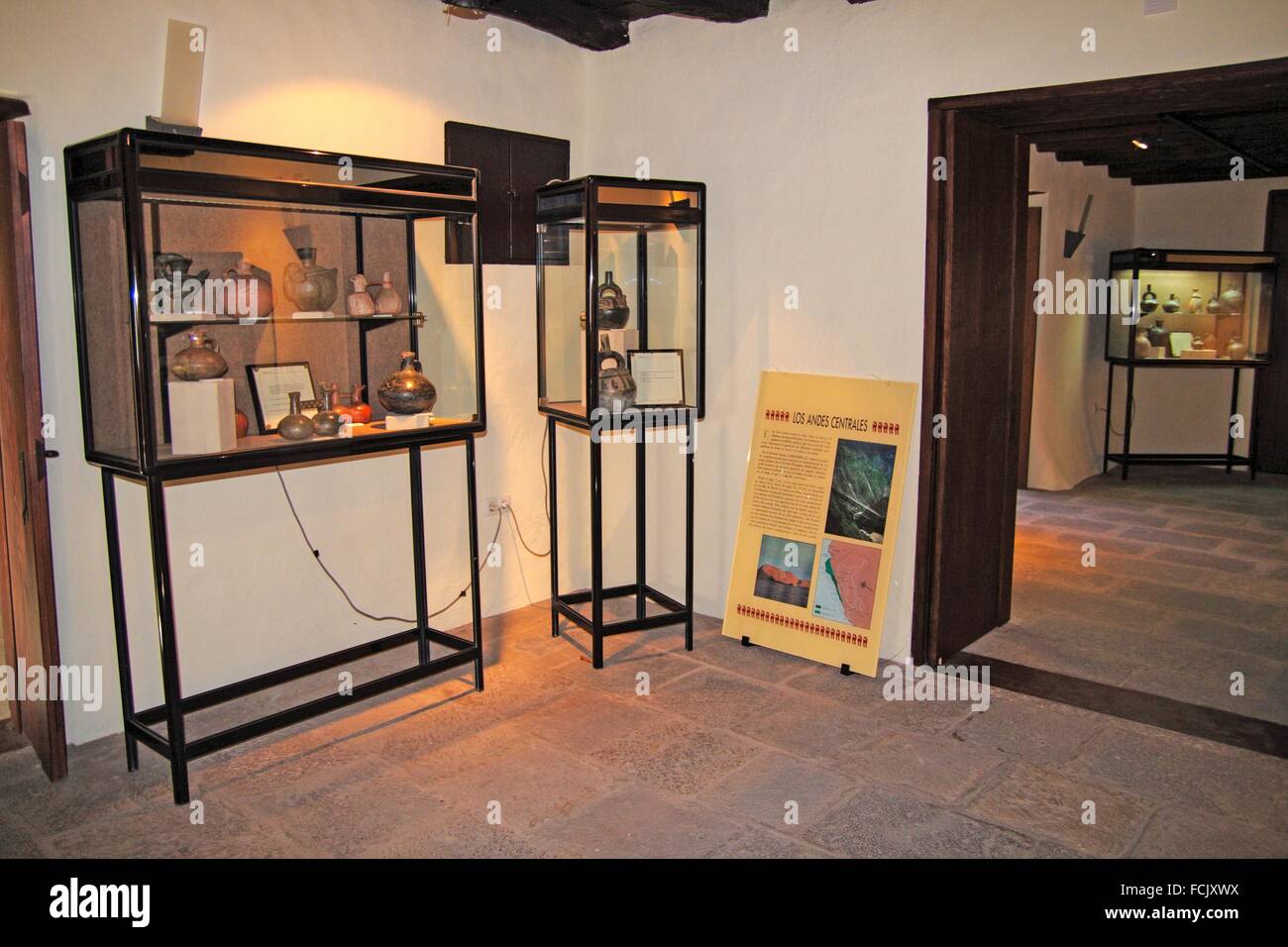 interior of Christopher Columbus museum in San Sebastian de la Gomera ...