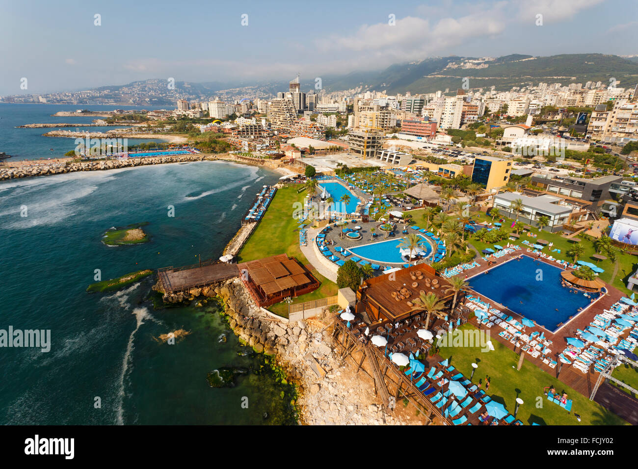 Aerial Jounieh Beirut Lebanon Stock Photo Alamy aerial-jounieh-beirut-lebanon-stock-photo-alamy