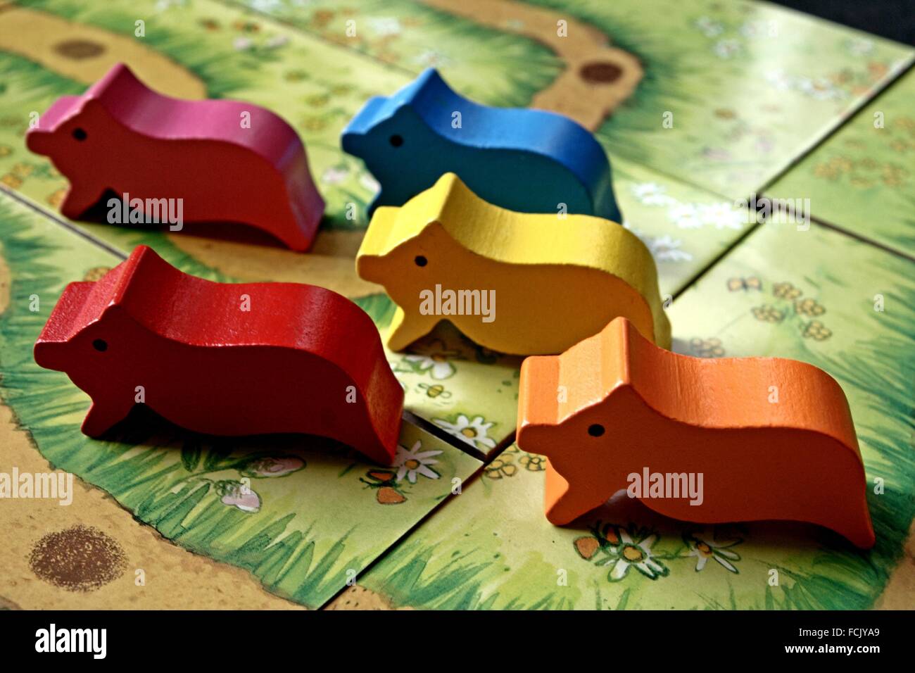 Board game pieces Stock Photo - Alamy