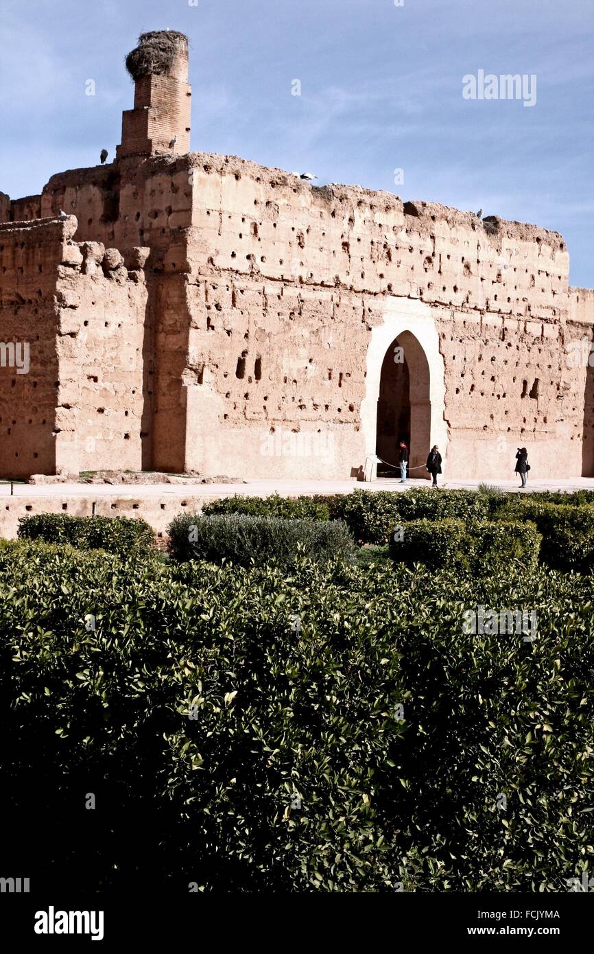 16th century el badi palace hi-res stock photography and images - Alamy