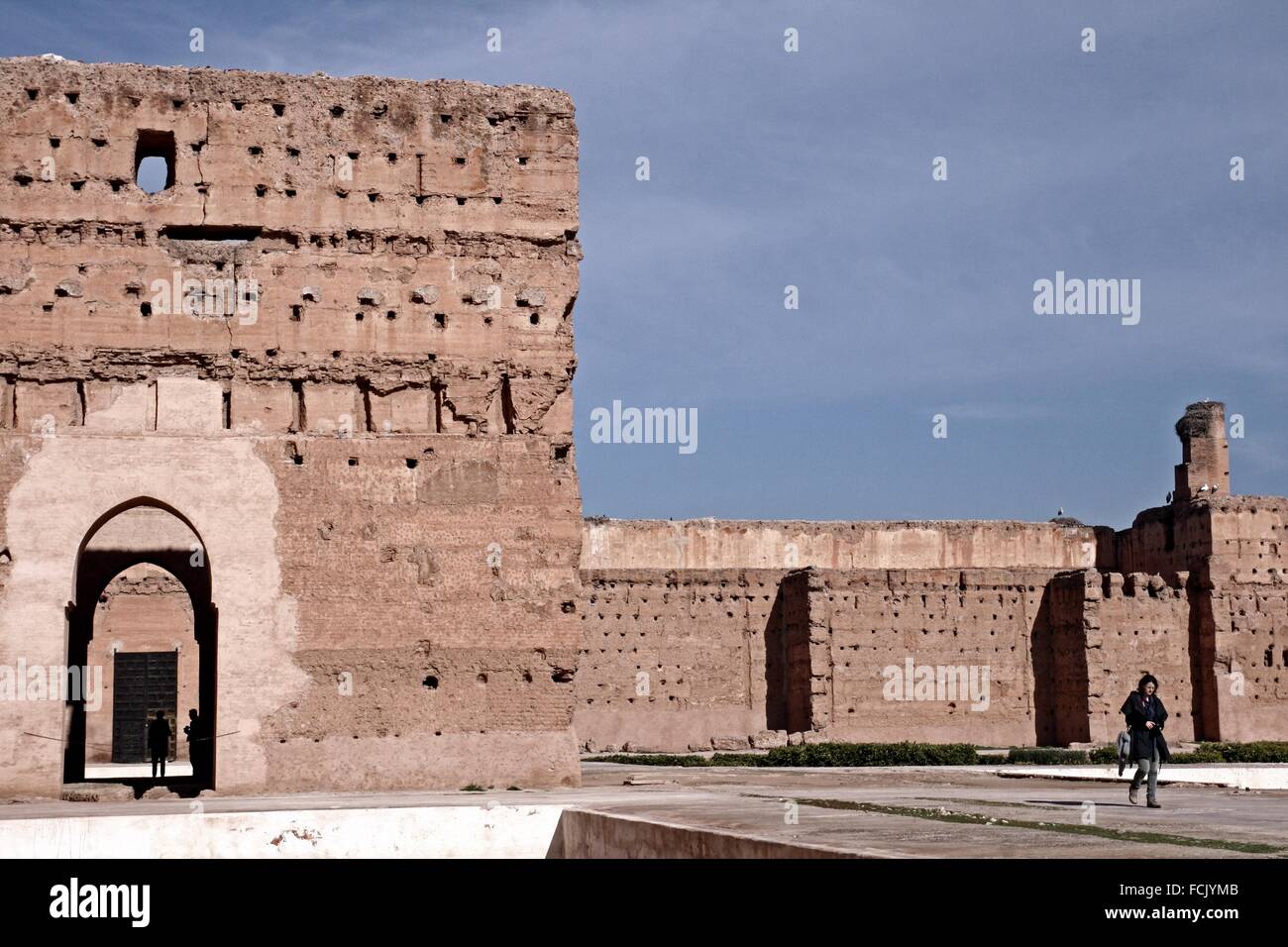 16th century el badi palace hi-res stock photography and images - Alamy
