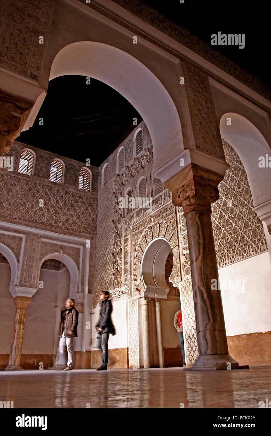 Medersa Ben Youssef, Marrakech, Morocco Stock Photo - Alamy