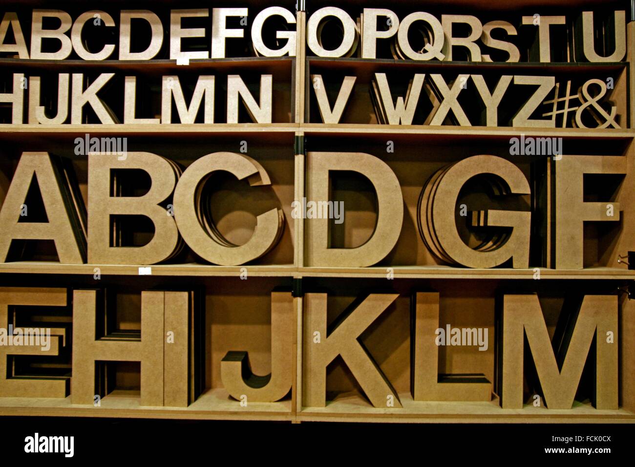 Decorative letters of the alphabet Stock Photo - Alamy