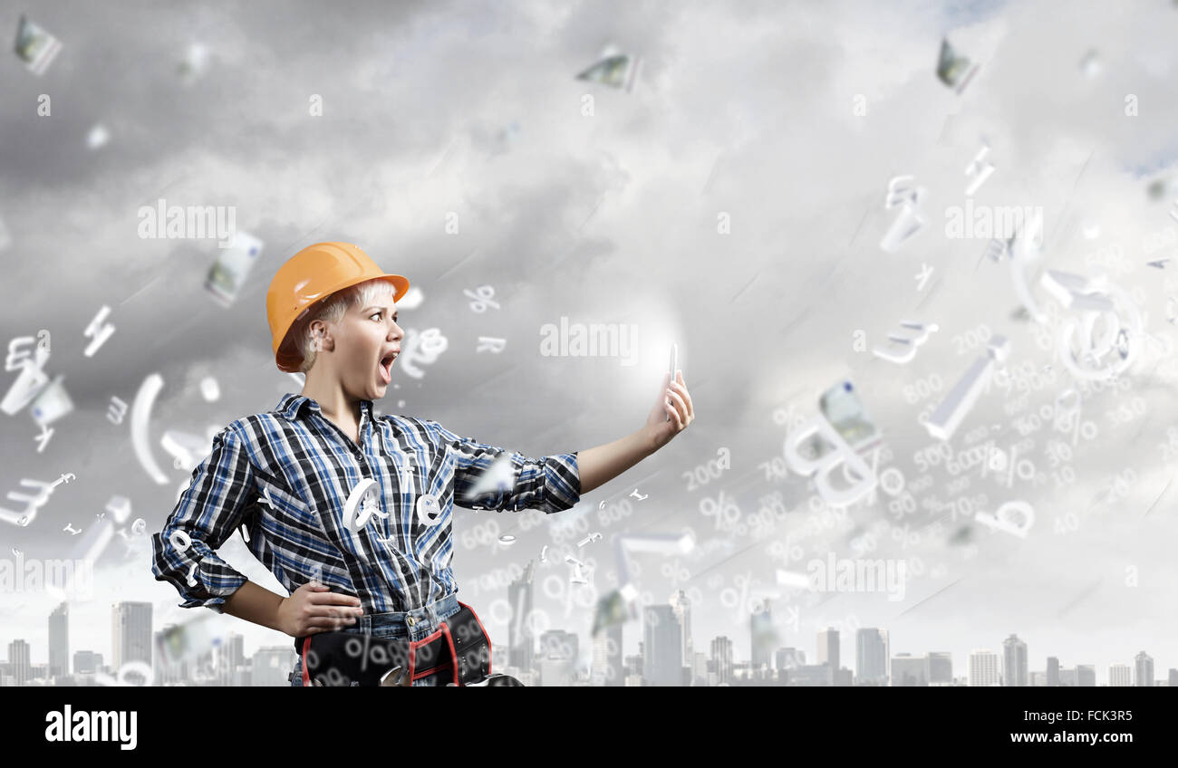 Woman stress scream busy hi-res stock photography and images - Alamy
