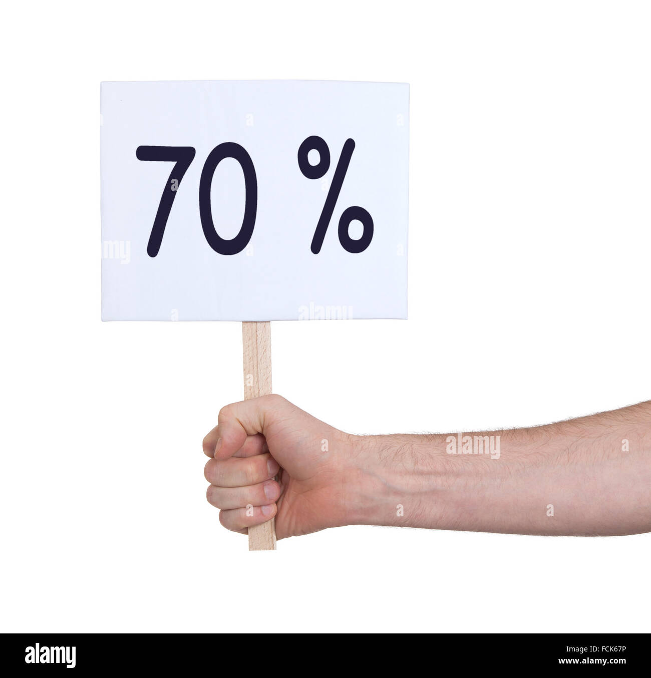 70 percent sign isolated on hi-res stock photography and images - Alamy