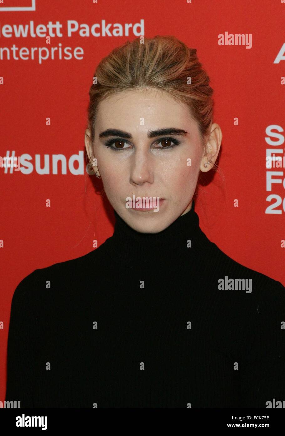 Park City, UT, USA. 22nd Jan, 2016. Zosia Mamet at arrivals for WIENER ...
