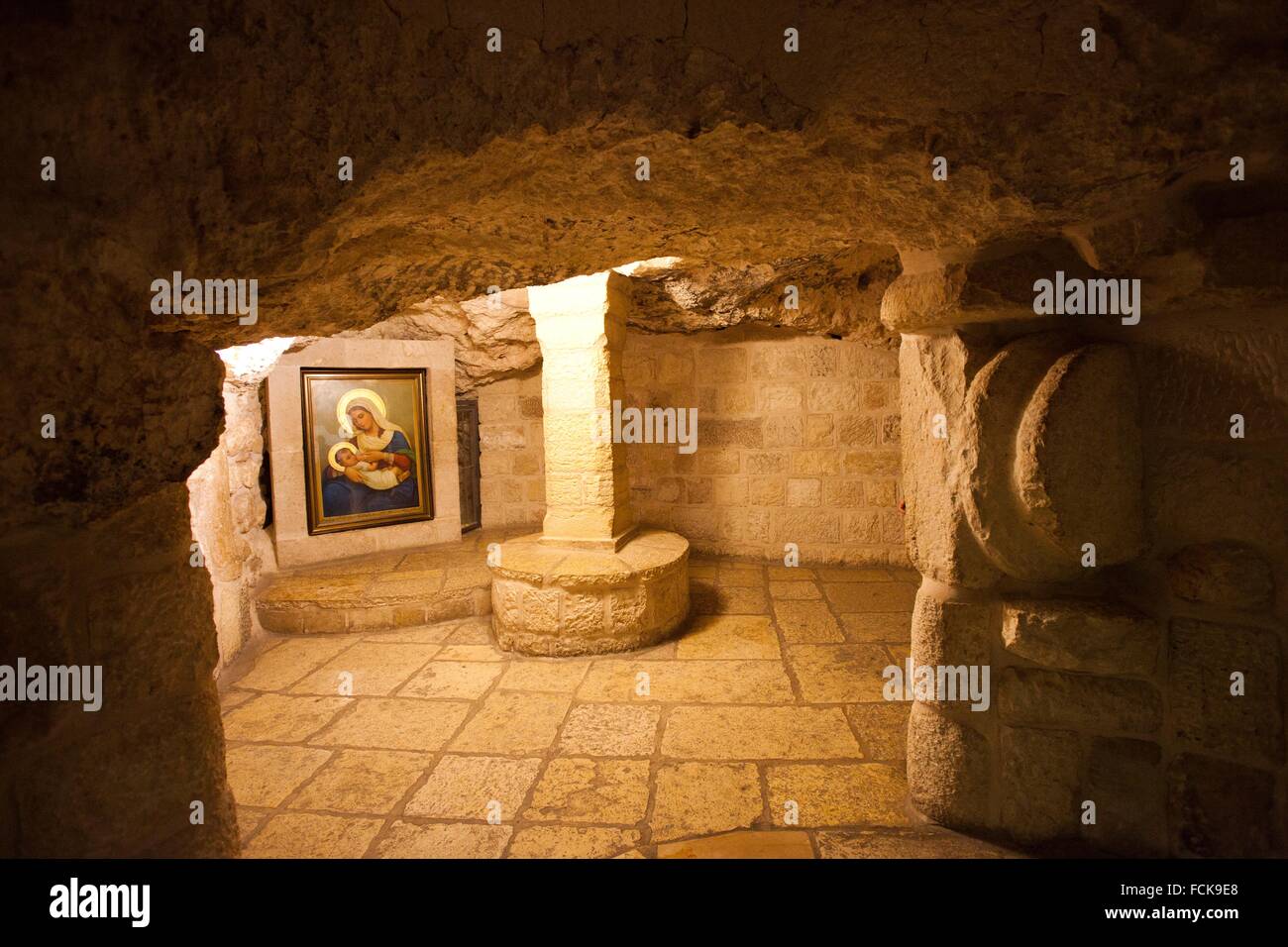 Bethlehem the milk grotto hi-res stock photography and images - Alamy