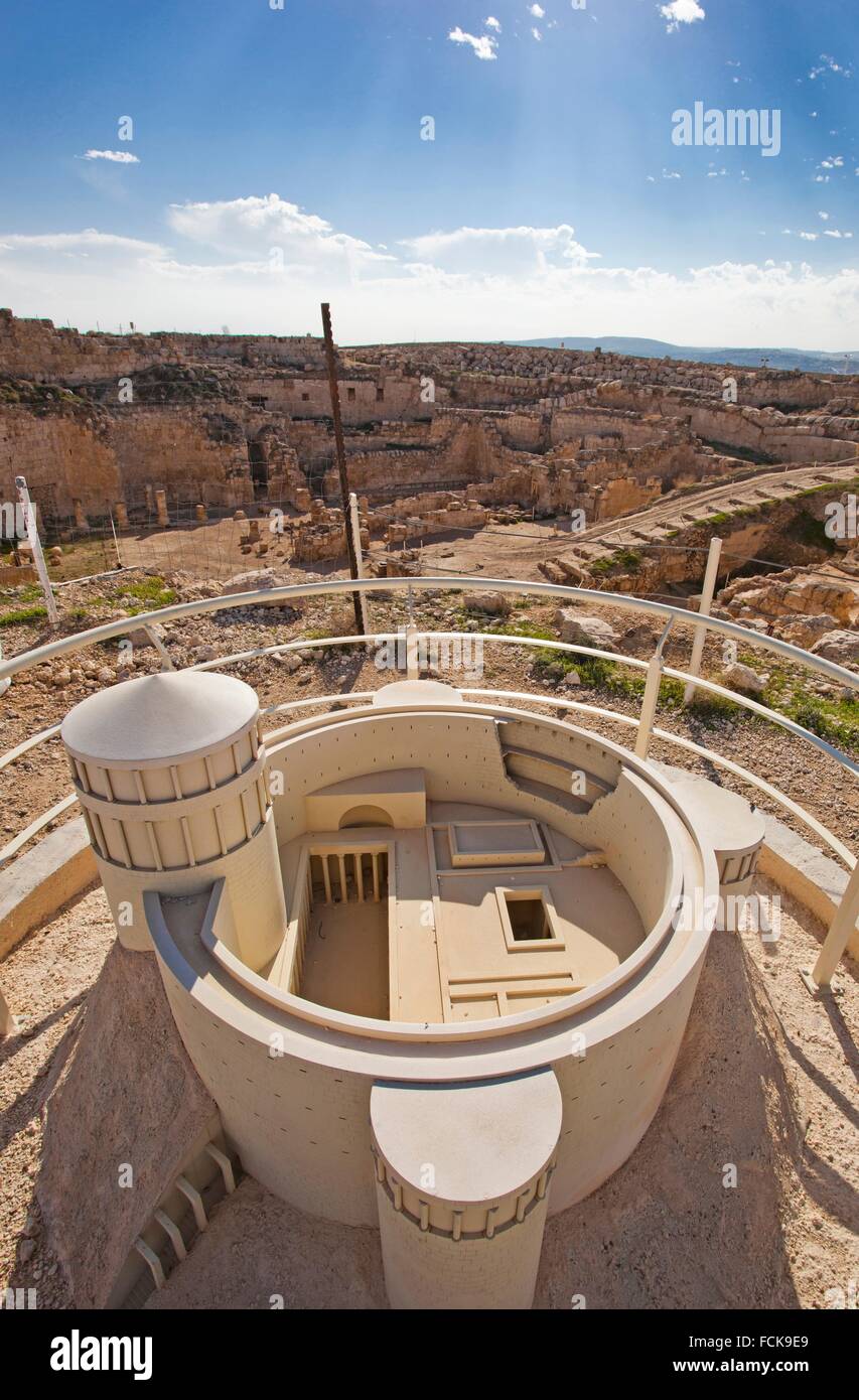 Herodium model hi-res stock photography and images - Alamy