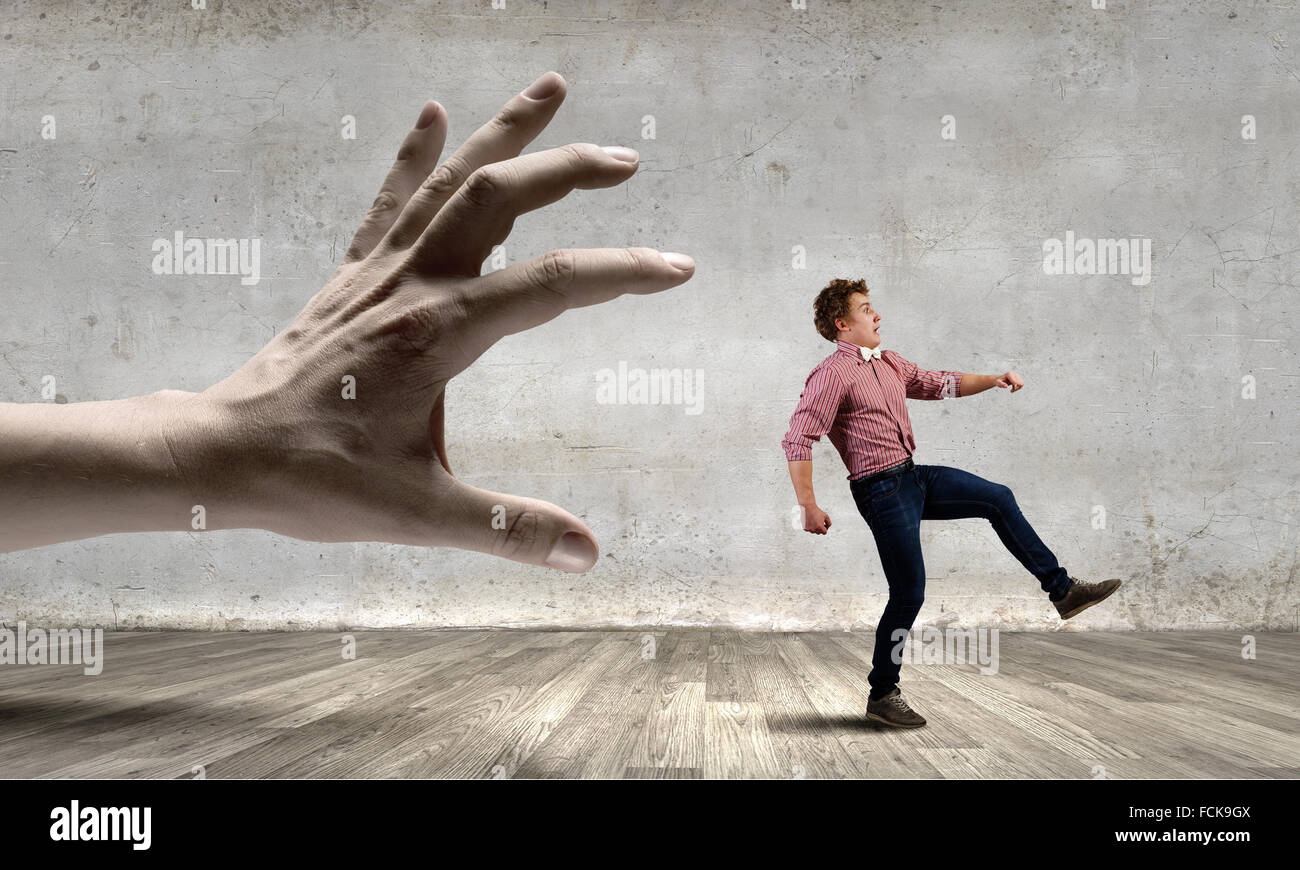 Running Away Scared Human High Resolution Stock Photography and Images ...