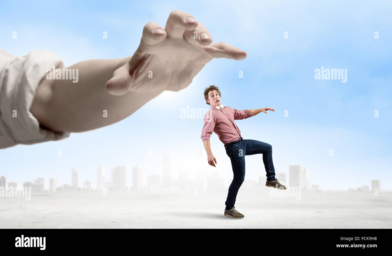 Running away from the boss hi-res stock photography and images - Alamy